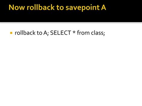 Dml Ddl Dcl Drl Dql And Tcl Statements In Sql With Examples Pptx