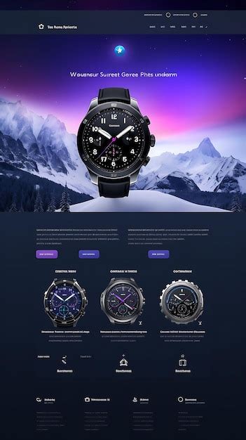 Premium Photo Website Of A Tech Gadgets Shop Highlighting A Christmas I Creative Layout Design