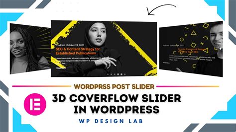 How To Add Posts 3d Coverflow Slider In Wordpress Youtube