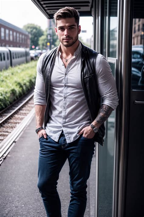 Handsome European Male Lora 10 Tensorart Tensorart
