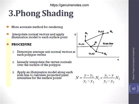 UNIT Illumination Models And Surface Rendering Methods Pdf D Graphics Computer Software