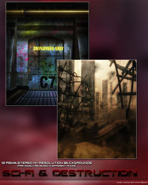Sci Fi And Destruction Backgrounds 2d Graphics Sveva