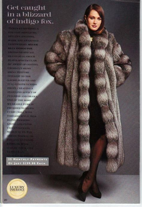 Indigo Fox Fur Coat Ad Fur Fashion Fur Outfits Fur Coat