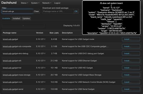 USB Gadget Support Installing And Using OpenWrt OpenWrt Forum