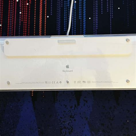 Apple Oem Wired Dual Usb Keyboard Model A1048 White 2003 Tested And