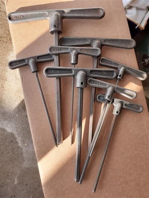 Some Old T Handle Allen Wrenches R Tools
