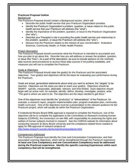 15 Topic Proposal Outline Templates Pdf