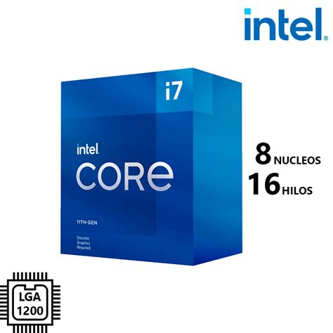 Procesador Intel Core I7 11700f 2 50 4 90ghz Lga1200 Bx8070811700f