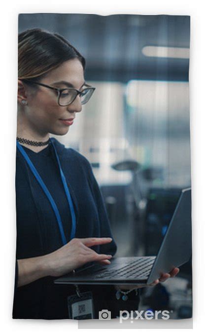 Blackout Window Curtain Portrait Of A Multiethnic Qa Engineer Working