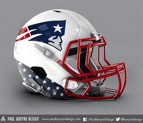 Nfl Concept Helmets American Flag Design Nfl Team Helmet Design