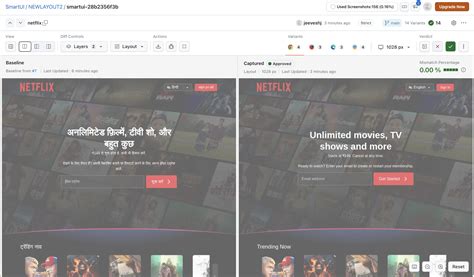 Layout Comparison In Smartui Sdk Lambdatest