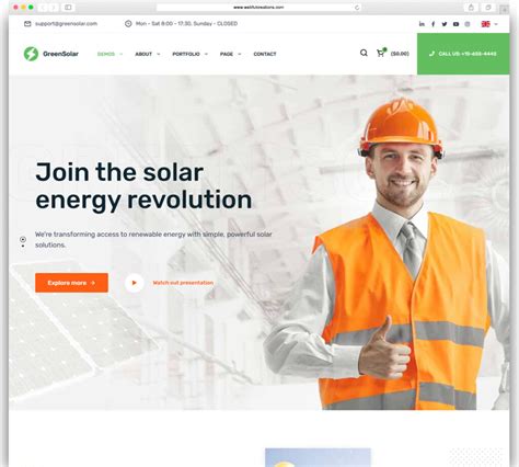 Best Renewable Energy Wordpress Themes Fajar Magazine