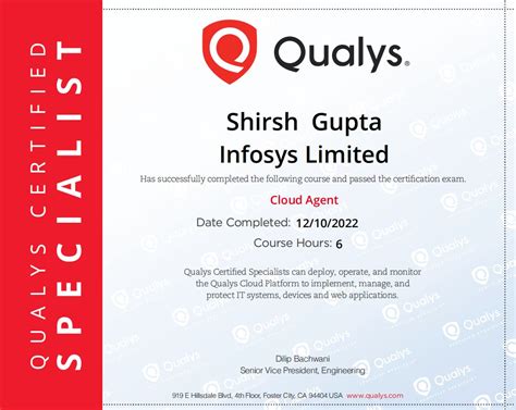 Shirsh Gupta On Linkedin Qualys Cloud Vulnerabilitymanagement Vulnerabilityassessment