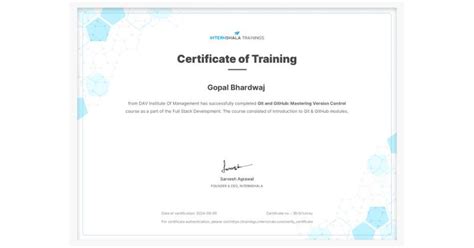 gopal bhardwaj on linkedin successfully completed the git and github mastering version control…