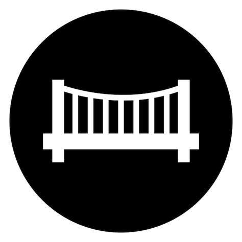 Premium Vector Bridge Icon Vector