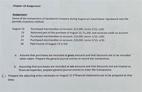 solved chapter 10 assignment assignment some of the