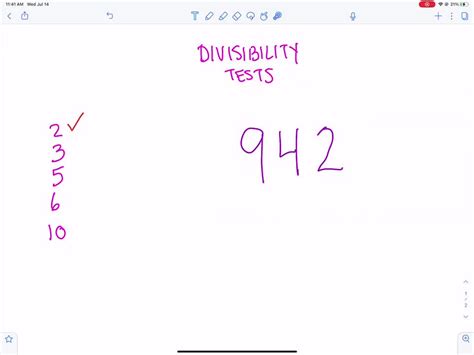 solved in the following exercises use the divisibility tests to