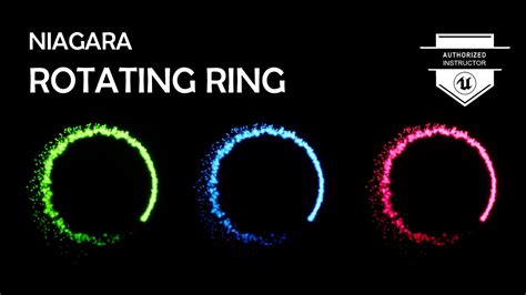 Unreal Engine Niagara Rotating Ring Particle Effect Youtube