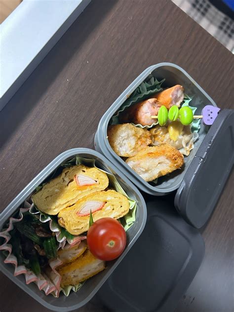 おはようございます ⁎ᵕᴗᵕ⁎ 旦那弁当卒業して ホントにお弁当食べたい人に届けたい。 追伸 プチトマトのヘタは取りました😡