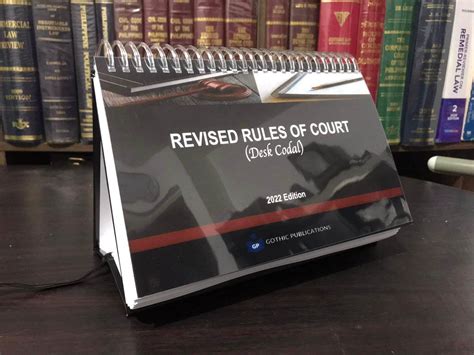 Revised Rules Of Court Desk Codal 2022 Edition Lazada Ph