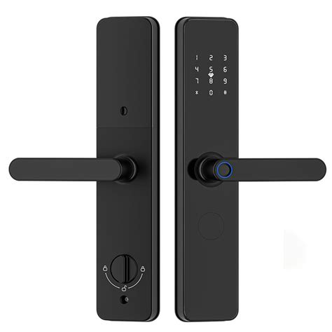 Double Sided Fingerprint Wifi Mortise Cylinder With Computer Keys Smart Double Sided Fingerprint Wifi Mortise Cylinder With Computer Keys Smart