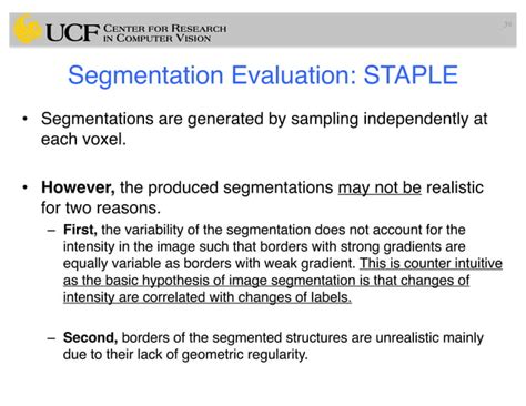 Lec14 Evaluation Framework For Medical Image Segmentation Ppt