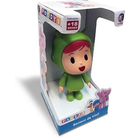 Boneco E Personagem Pocoyo Nina 13cm Vinil Cardoso Toys Unidade