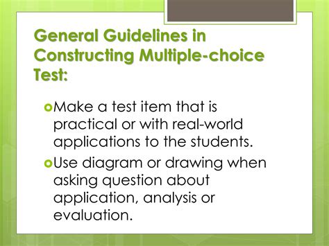 Guidelines Constructing Multiple Choice Test Itemspdf