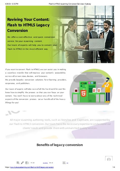 Ppt Embracing Html5 Strategies For Flash Content Conversion