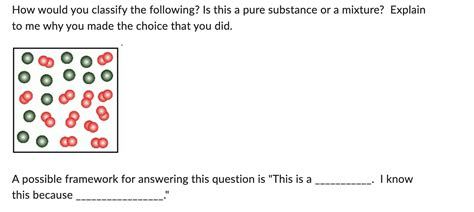 Solved How Would You Classify The Following Is This A Pure Chegg Com