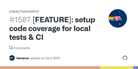 [feature] setup code coverage for local tests and ci · issue 1587 · juspay hyperswitch · github