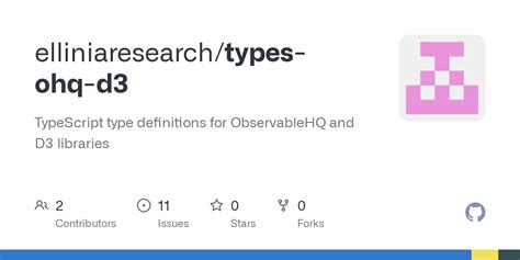 GitHub Atlasresearch Types Ohq D3 TypeScript Type Definitions For