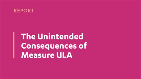 The Unintended Consequences Of Measure Ula Ucla Lewis Center For