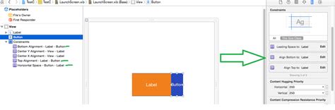 Ios Position A Button Directly To The Right Of A Label Swift