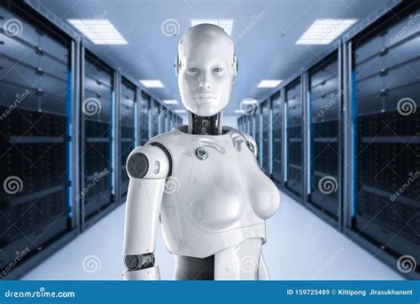 Automation Server Concept Stock Illustration Illustration Of White