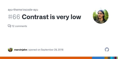 Contrast Is Very Low · Issue 66 · Ayu Themevscode Ayu · Github