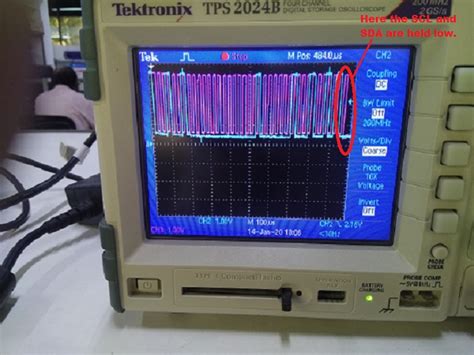 Tms320f28027 I2c Slave Holds The Scl After Receiving Data Twice C2000 Microcontrollers Forum