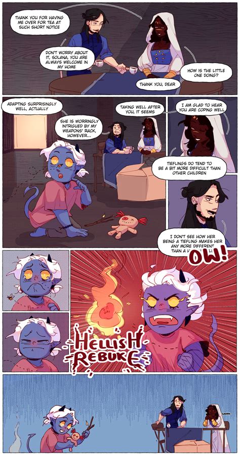 Hellish Rebuke Comic By Turtle Brownie On Deviantart