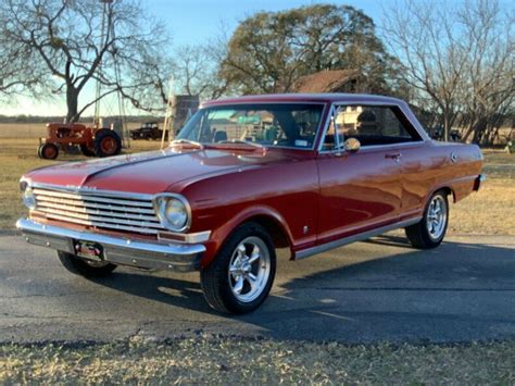 1963 Chevrolet Nova 63 Hardtop 350 4spd 2622 Miles Burnt Orange Hardtop