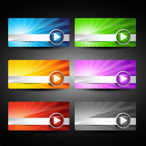 Vector Glossy Web Item 221675 Vector Art At Vecteezy