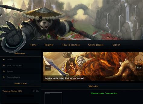 WoWmania 3.3.5a 20x - World of Warcraft | Gaming top 100 list