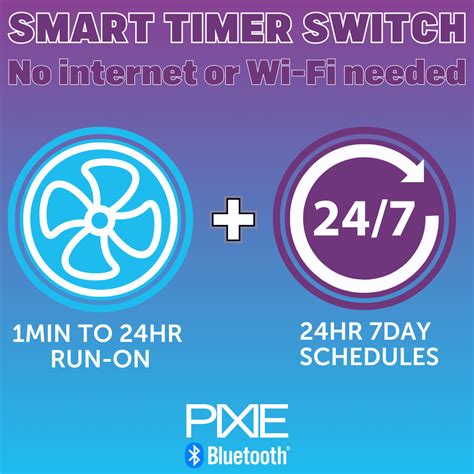 Pixie Push Button Smart Timer Switch Sts600btam Pixie Partners