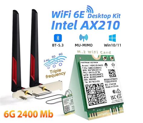 Card Wifi E G Ghz M NGFF Intel AX tốc độ Mbps