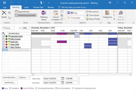 Manage Scheduling In Microsoft Outlook 2016 Microsoft Press Store