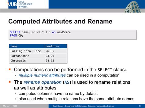 structured query language sql lecture 5 introduction to databases 1007156anr ppt