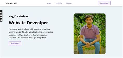 Hashim Ali On Linkedin Reactjs Portfolio Webdevelopment Javascript Frontenddevelopment
