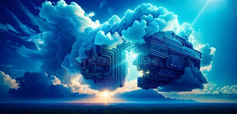 Generative Ai Cloud Computing Technology Online Data Storage For