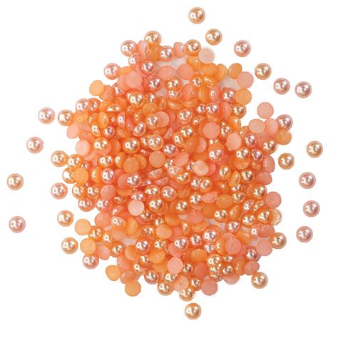 Peach Half Pearlz Buttons Galore And More