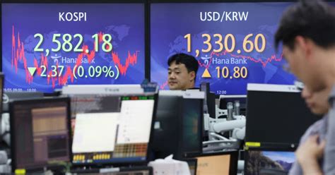 오늘 韓 증시 하락 출발”천장 뚫는 물가 경고등