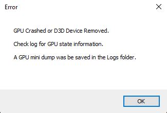 Dealing With A Gpu Crash When Using Unreal Engine Unreal Engine Documentation Epic